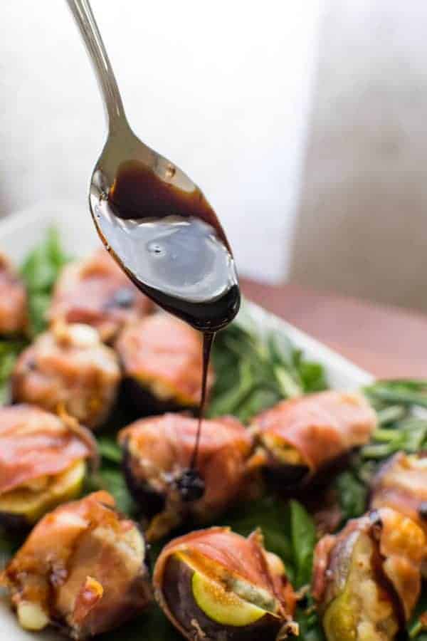 Prosciutto & Gorgonzola Wrapped Figs | Hunger Thirst Play