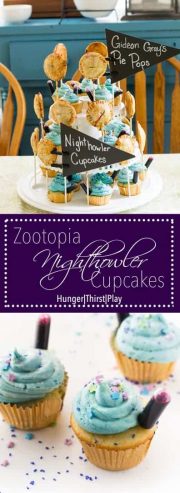 Zootopia Nighthowler Cupcakes - Hunger Thirst Play