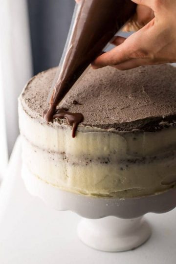 Three Layer Chocolate Oreo Cake - Hunger Thirst Play