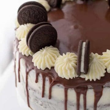 Three Layer Chocolate Oreo Cake - Hunger Thirst Play