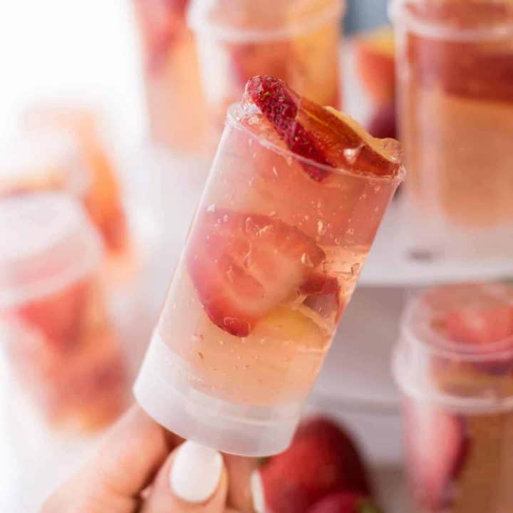 Summertime Rosé Push Pops - Hunger Thirst Play