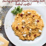 Easy Oven Baked Pumpkin Risotto | Hunger Thirst Play
