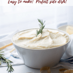 Creamy Puréed Parsnips with Rosemary Oil | Hunger Thirst Play