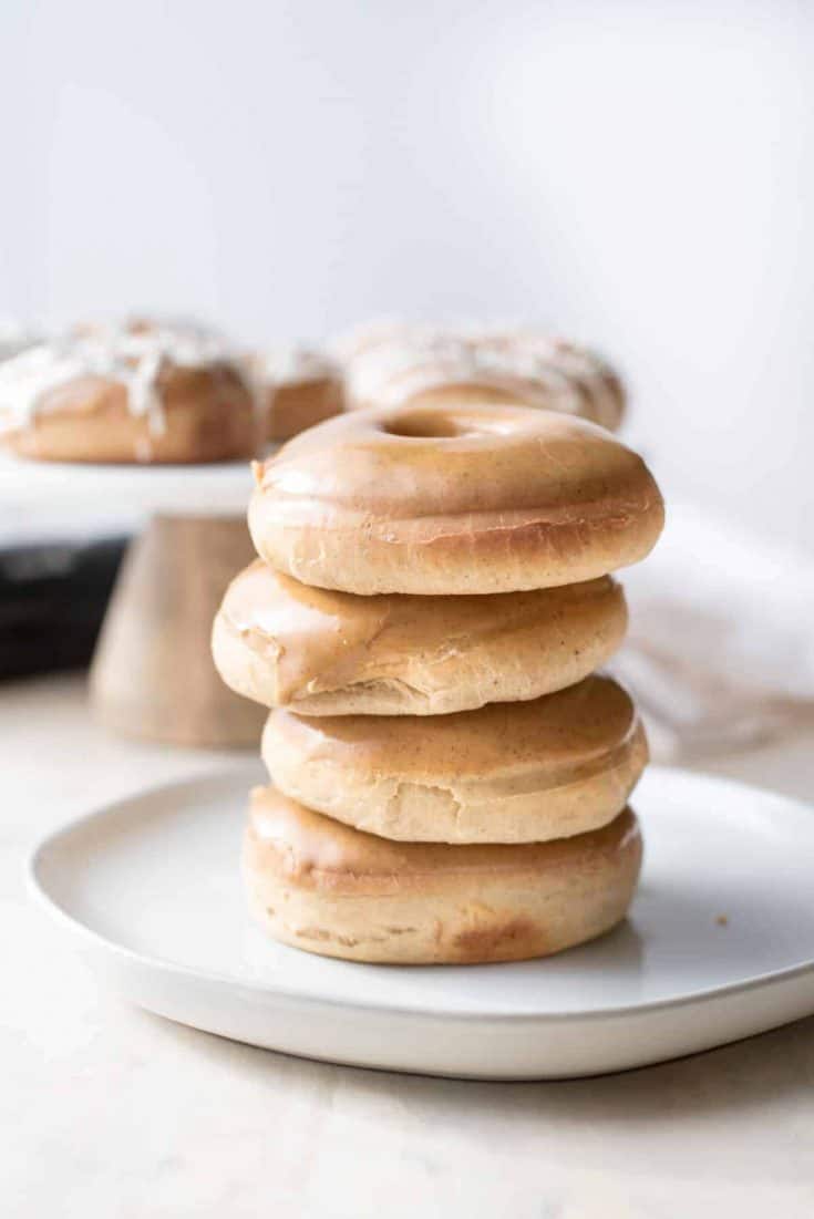 Glazed Gingerbread Doughnuts - Hunger Thirst Play