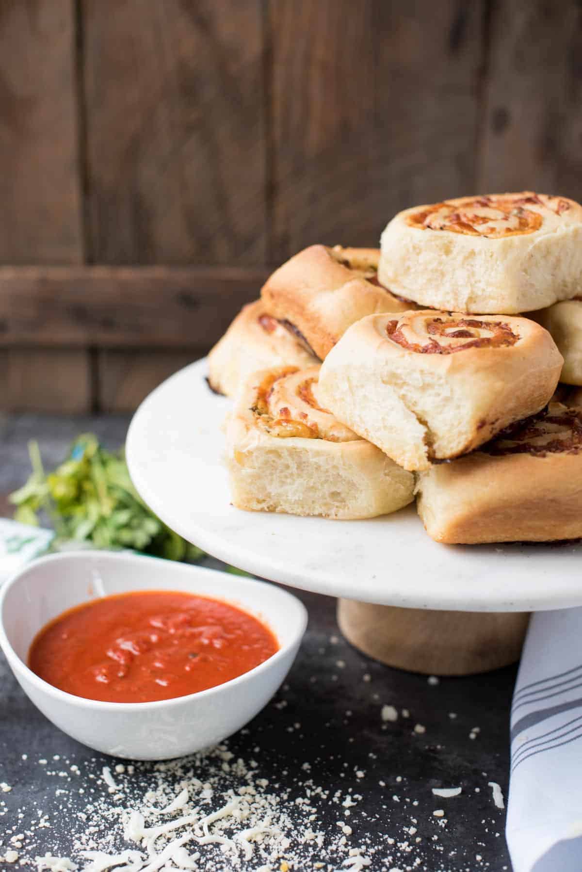 Savory Mozzarella Garlic Rolls - Hunger Thirst Play