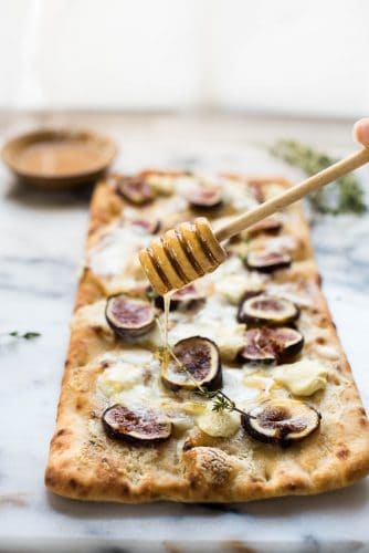 Honey Fig Goat Cheese Flatbread - Hunger Thirst Play