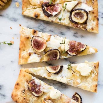 Honey Fig Goat Cheese Flatbread - Hunger Thirst Play