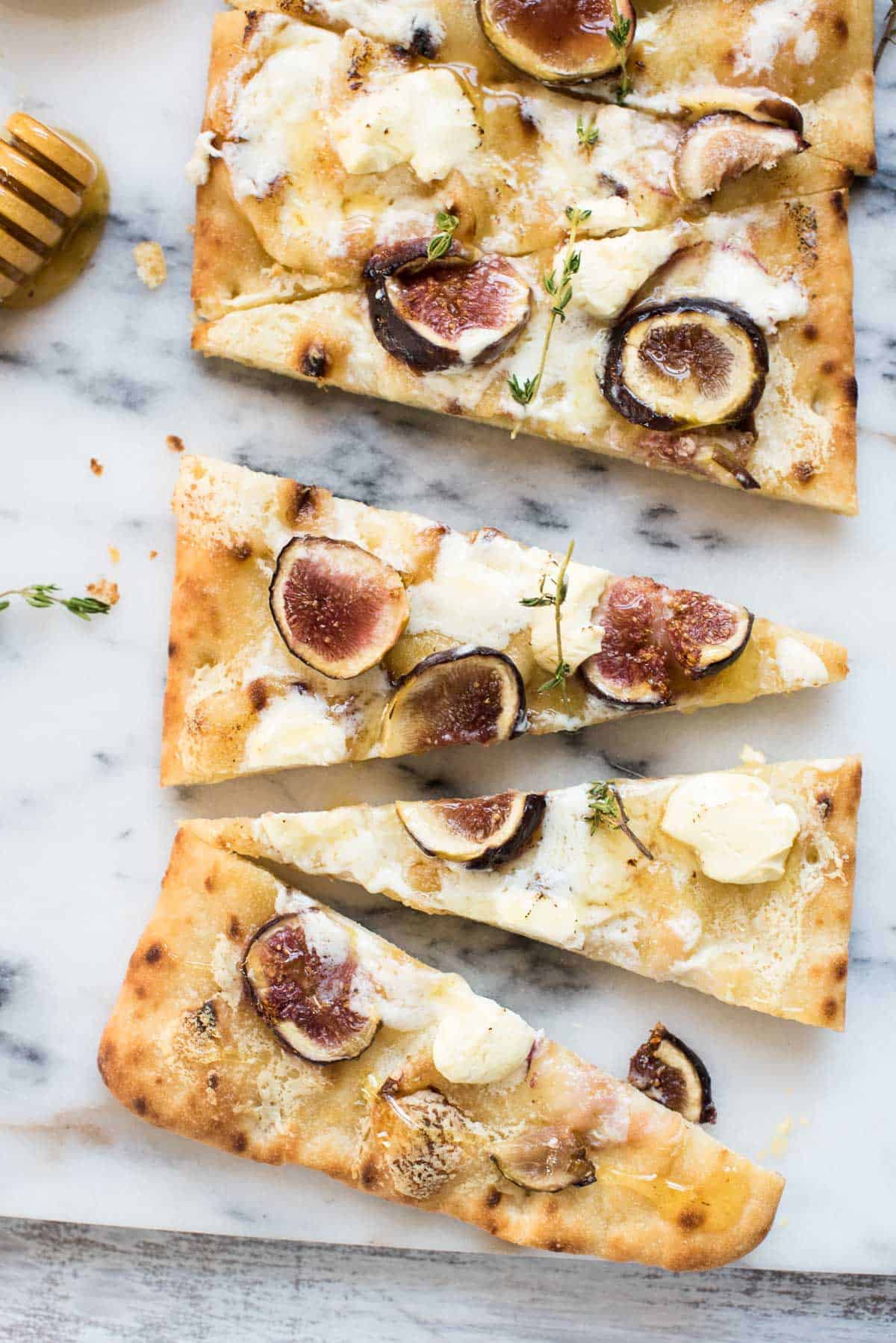 Honey Fig Goat Cheese Flatbread - Hunger Thirst Play