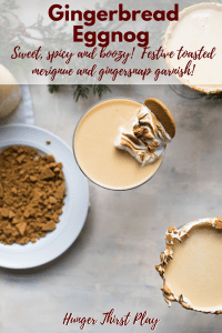Creamy Gingerbread Eggnog | Hunger Thirst Play