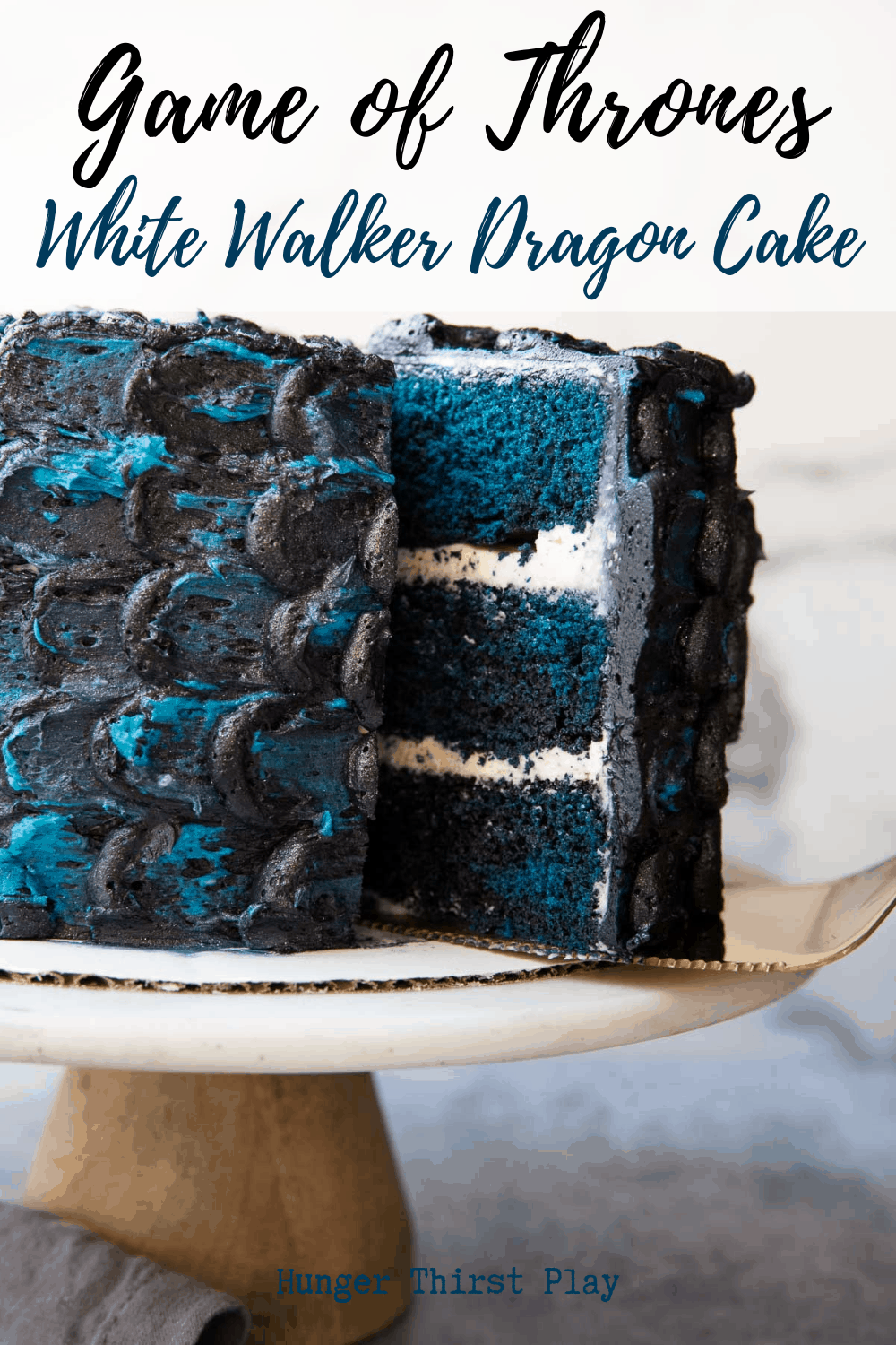 White Walker Dragon Cake - Hunger Thirst Play