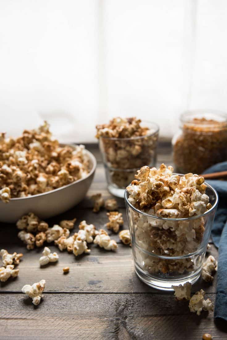 Easy Homemade Gingerbread Popcorn - Hunger Thirst Play