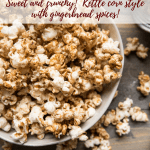 Easy Homemade Gingerbread Popcorn | Hunger Thirst Play