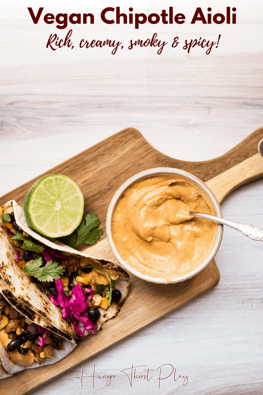 Vegan Chipotle Aioli - Hunger Thirst Play