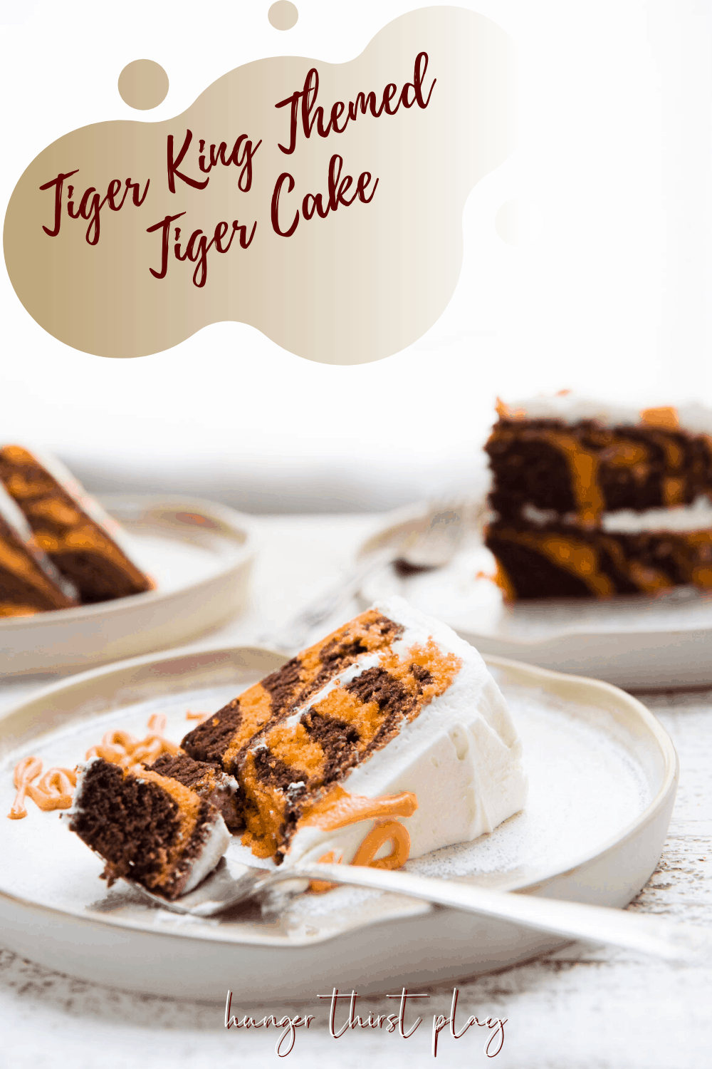 Tiger King Themed Tiger Cake - Hunger Thirst Play