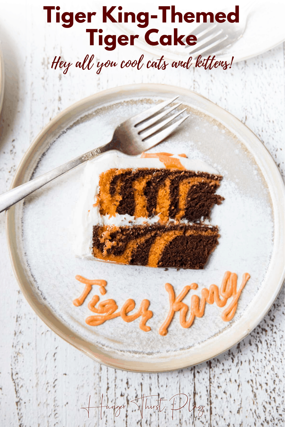 Tiger King Themed Tiger Cake - Hunger Thirst Play