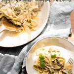Homemade Basil Pasta with Garlic Brown Butter | Hunger Thirst Play