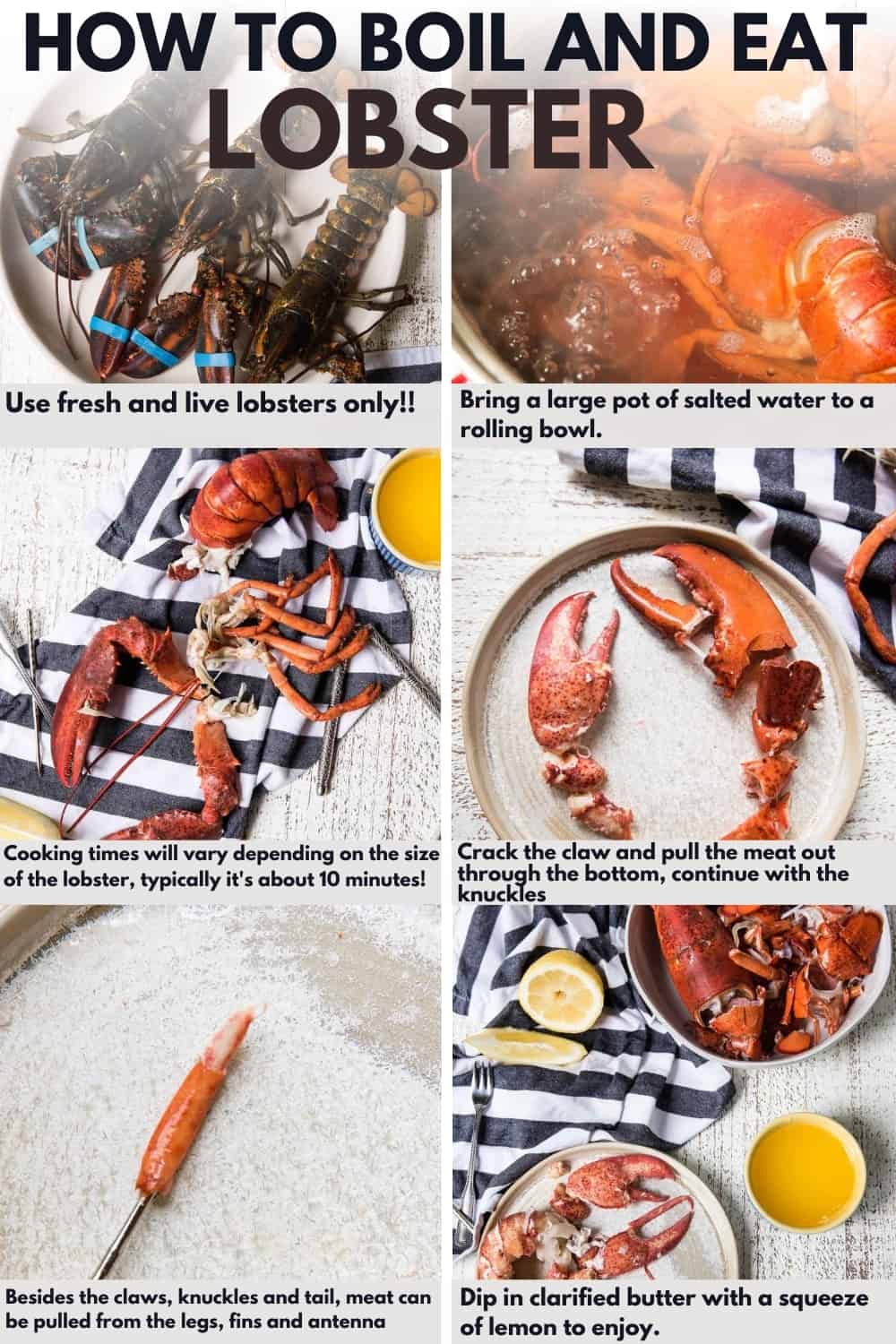 How to Boil and Eat Lobster - Hunger Thirst Play