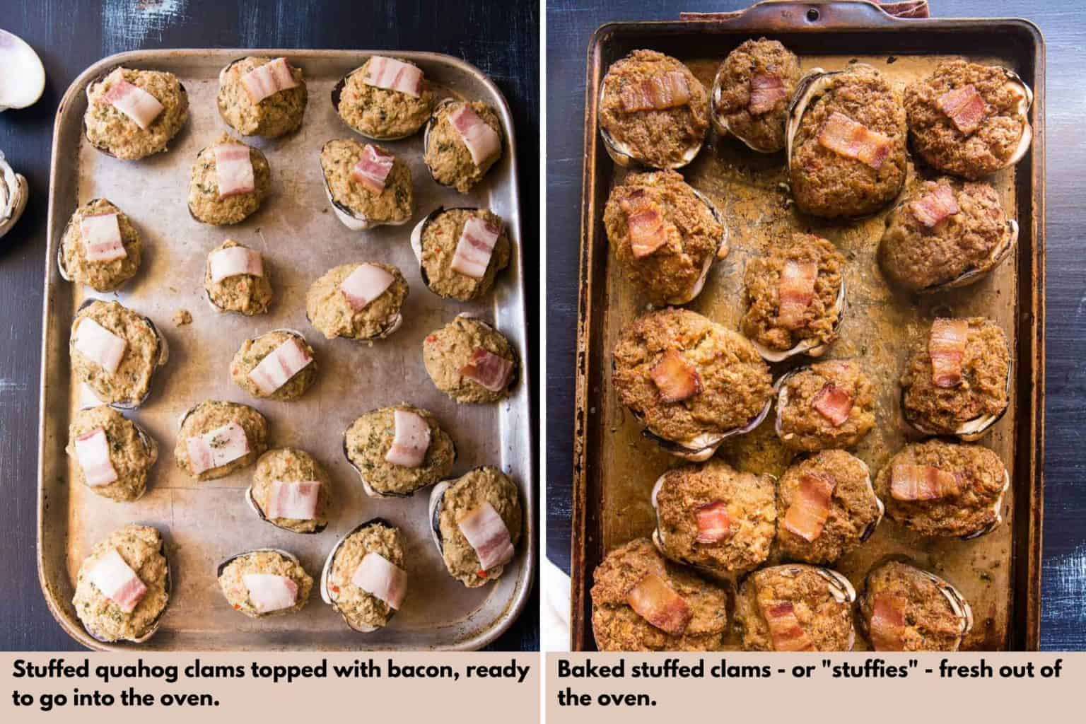 Baked Stuffed Clams "Stuffies" - Hunger Thirst Play