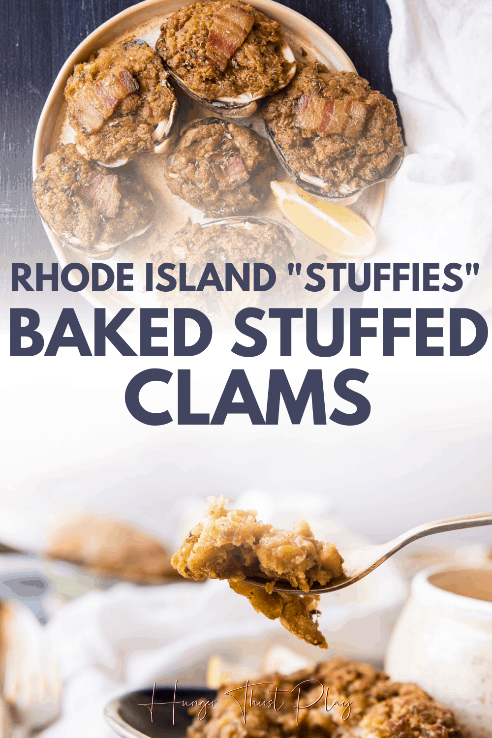 Baked Stuffed Clams "Stuffies" - Hunger Thirst Play
