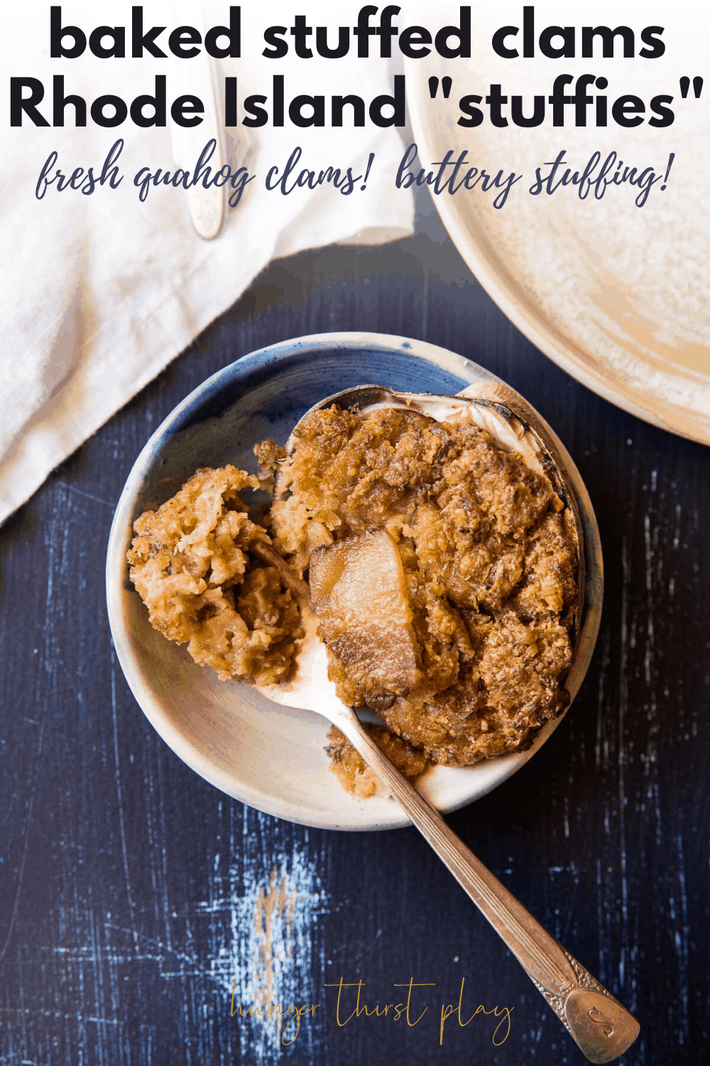 Baked Stuffed Clams "Stuffies" - Hunger Thirst Play