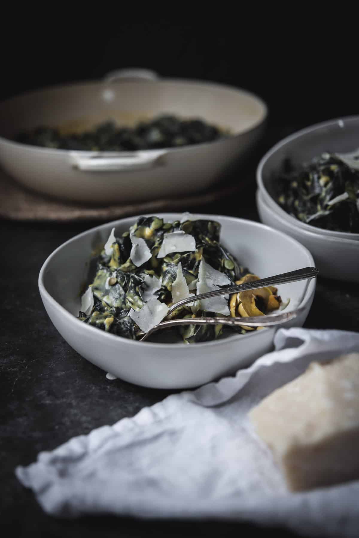 Black Pasta with Pumpkin Cream Sauce - Hunger Thirst Play