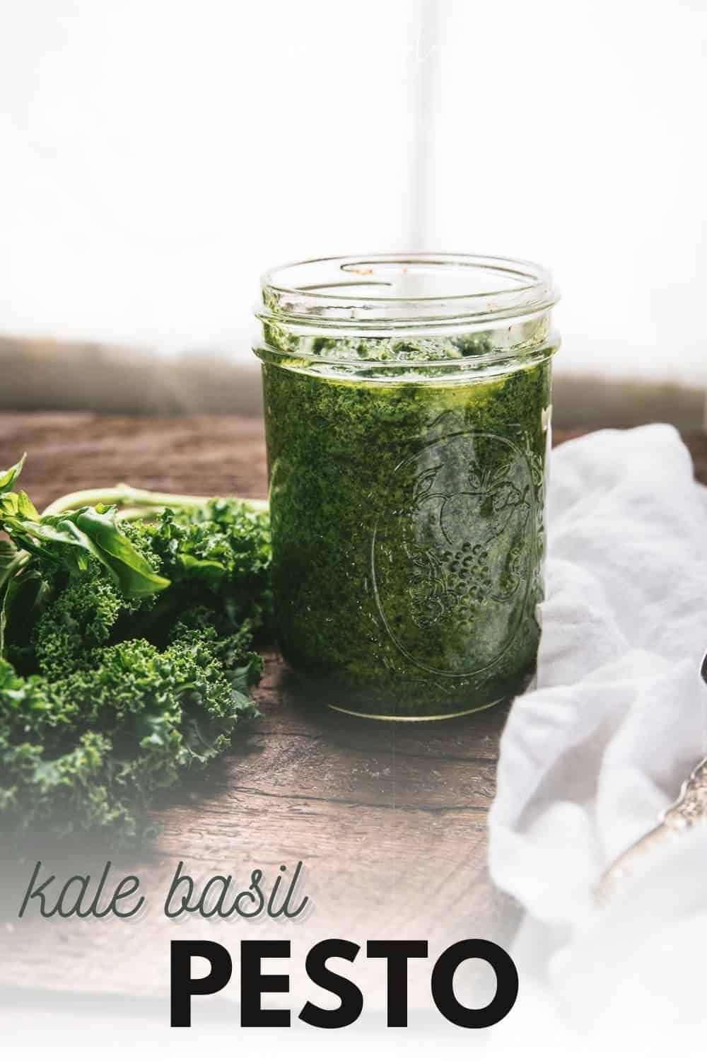 Kale Basil Pesto - Hunger Thirst Play