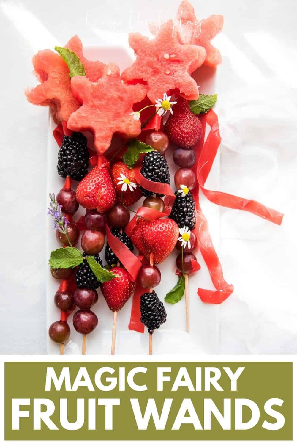 Magic Fairy Fruit Wands - Hunger Thirst Play