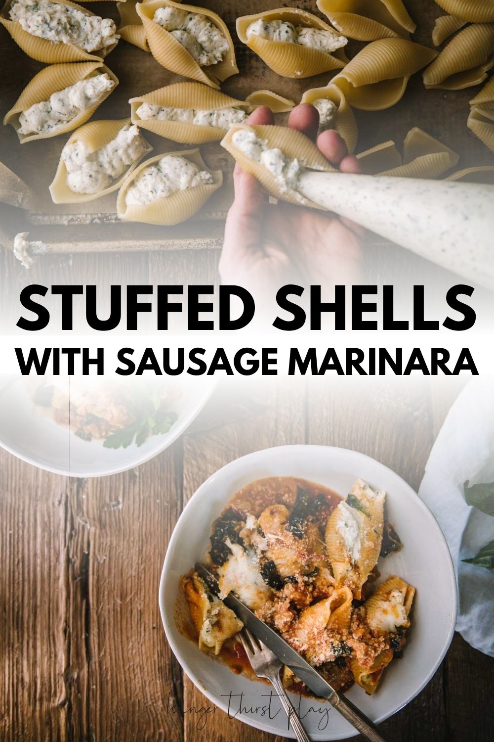 Ricotta Stuffed Shells - Hunger Thirst Play