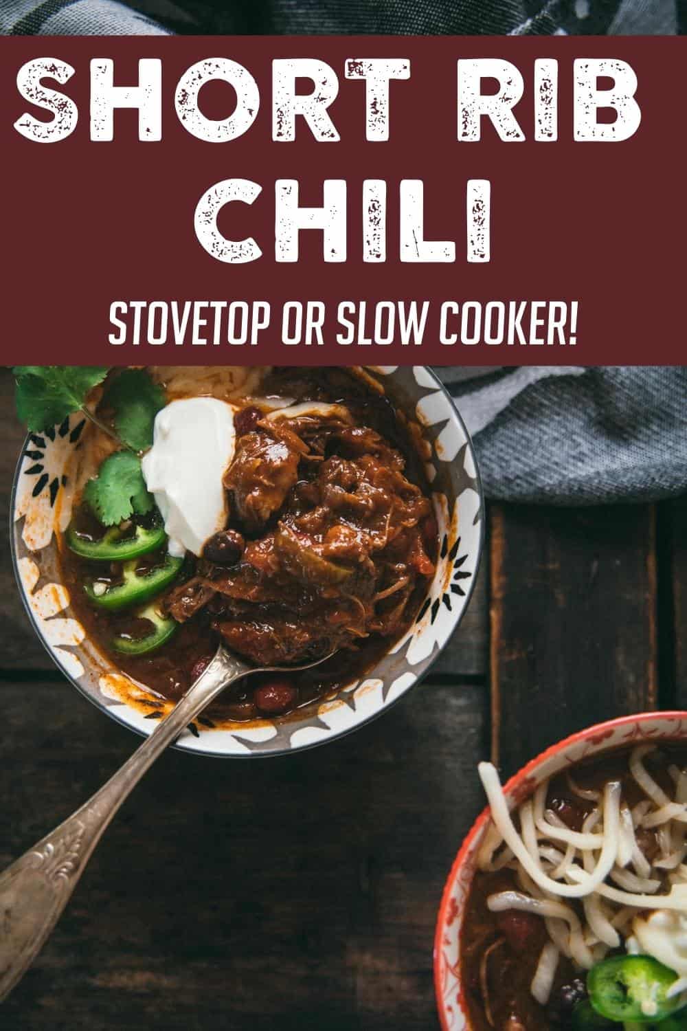 Short Rib Chili - Hunger Thirst Play