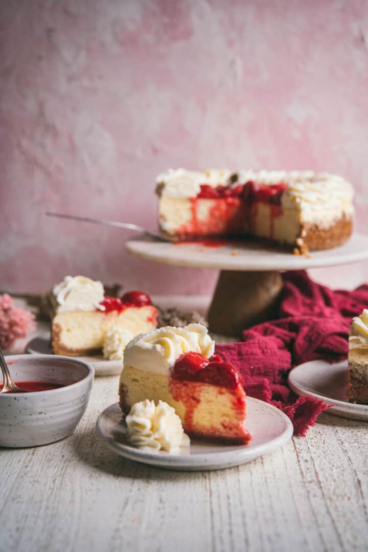 Cheesecake Factory Strawberry Cheesecake - Copycat Recipe - Hunger ...